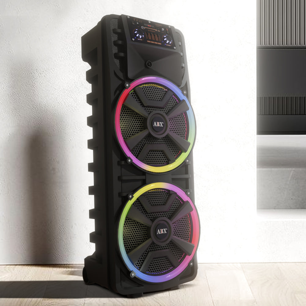 ABX-82S 8” Portable PA Speaker with Stand and Microphone